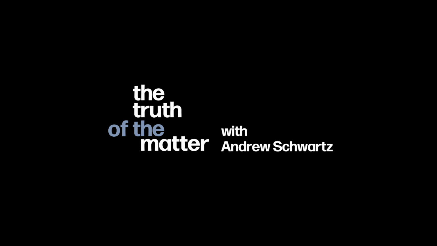 The Truth of the Matter Podcast: OUR BIGGEST FIGHT – Reclaiming Liberty ...